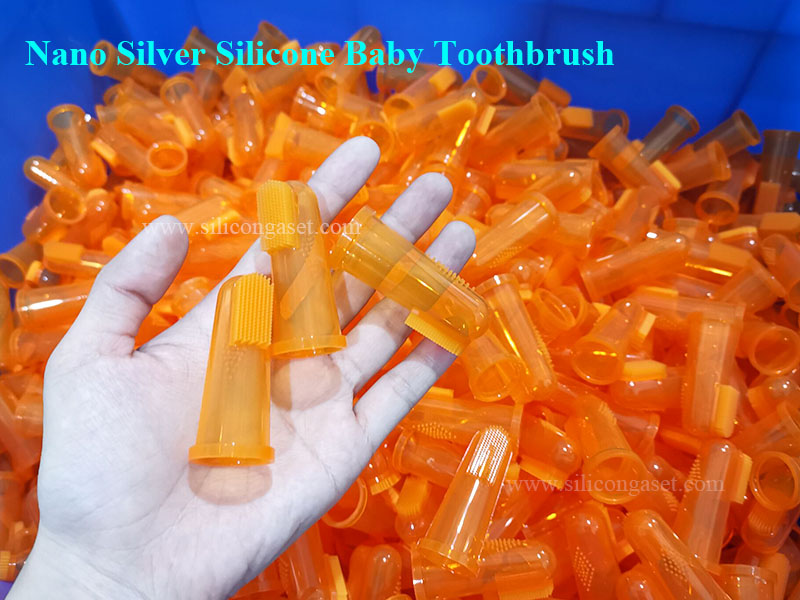 Nano Silver Antibacterial Baby Finger Toothbrush from China ...