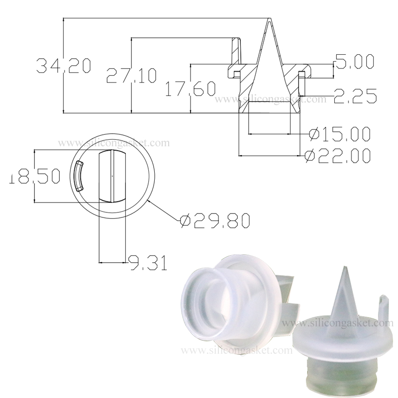 Breast Pump Duckbill Valve | Membrane Valve | Milk Valve Manufacturer ...